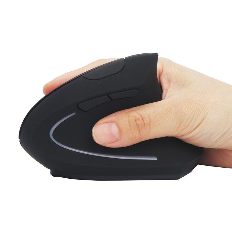Vertical Mouse Wireless Rechargeable USB PC Vertical Gaming Mouse ...